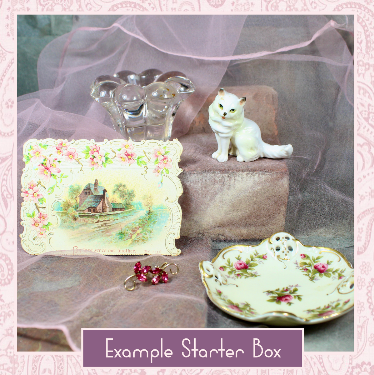 Shabby Chic Vintage Starter Mystery Box by Agatha Bixley | 4+ Carefull ...