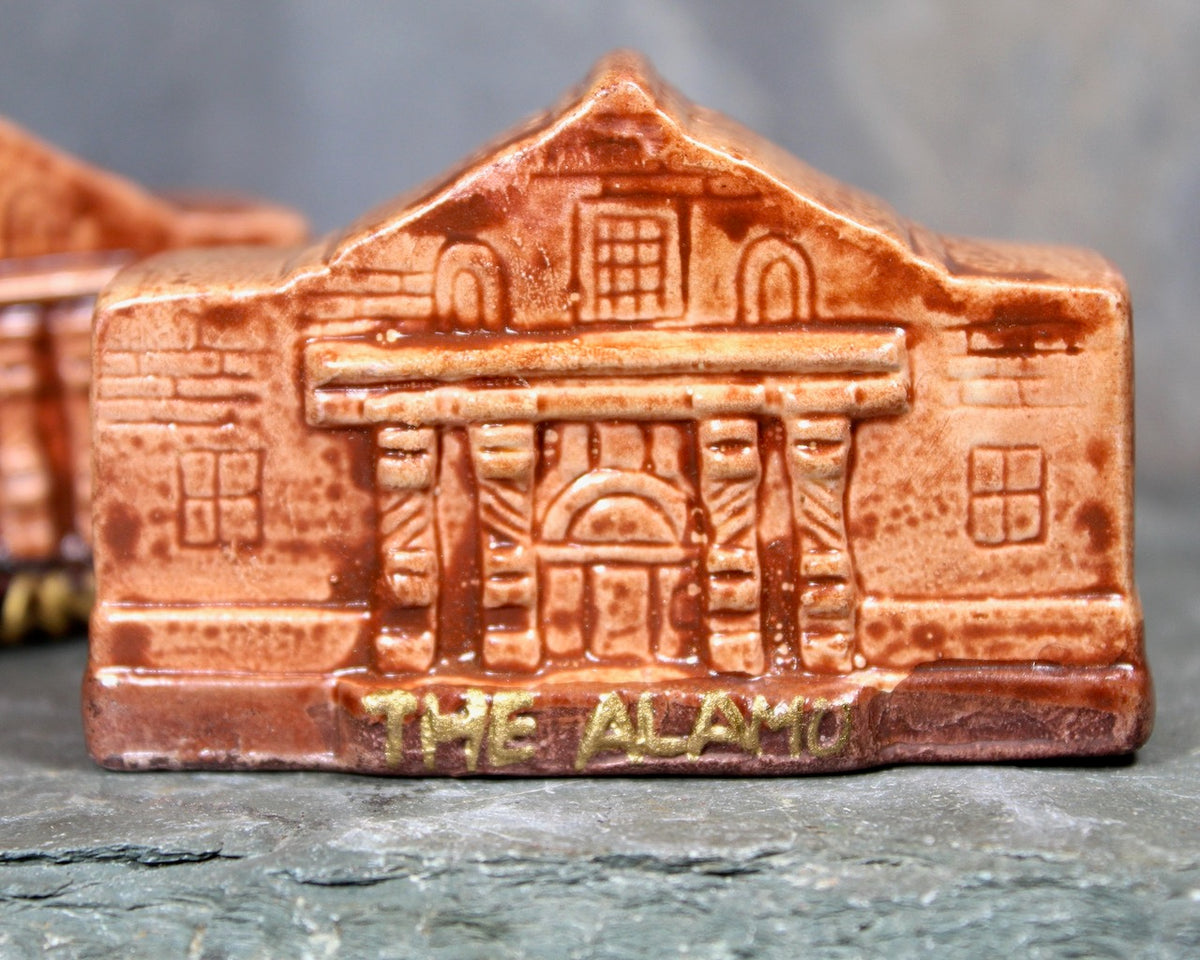 Alamo Salt & Pepper Shakers | Vintage Alamo Souvenir | Ceramic Alamo S ...