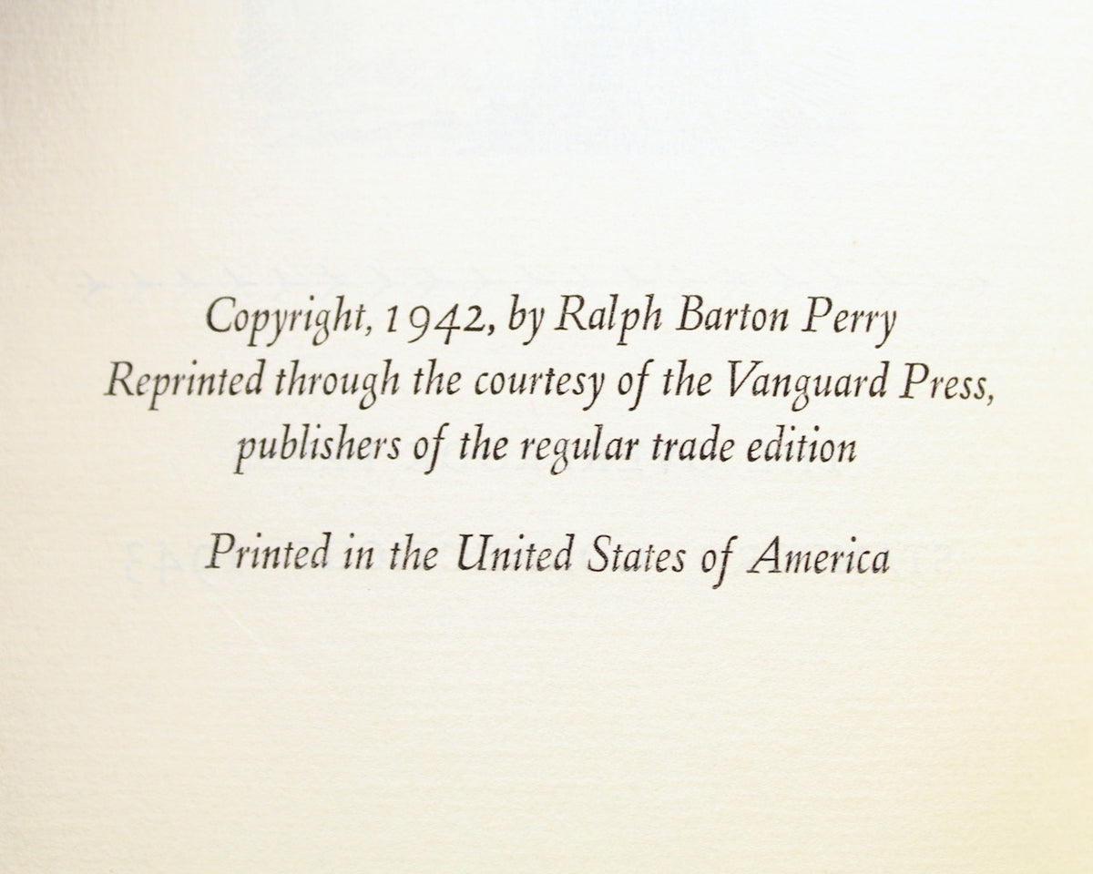 RARE! Plea for an Age Movement by Ralph Barton Perry, 1942 | 1 of only ...