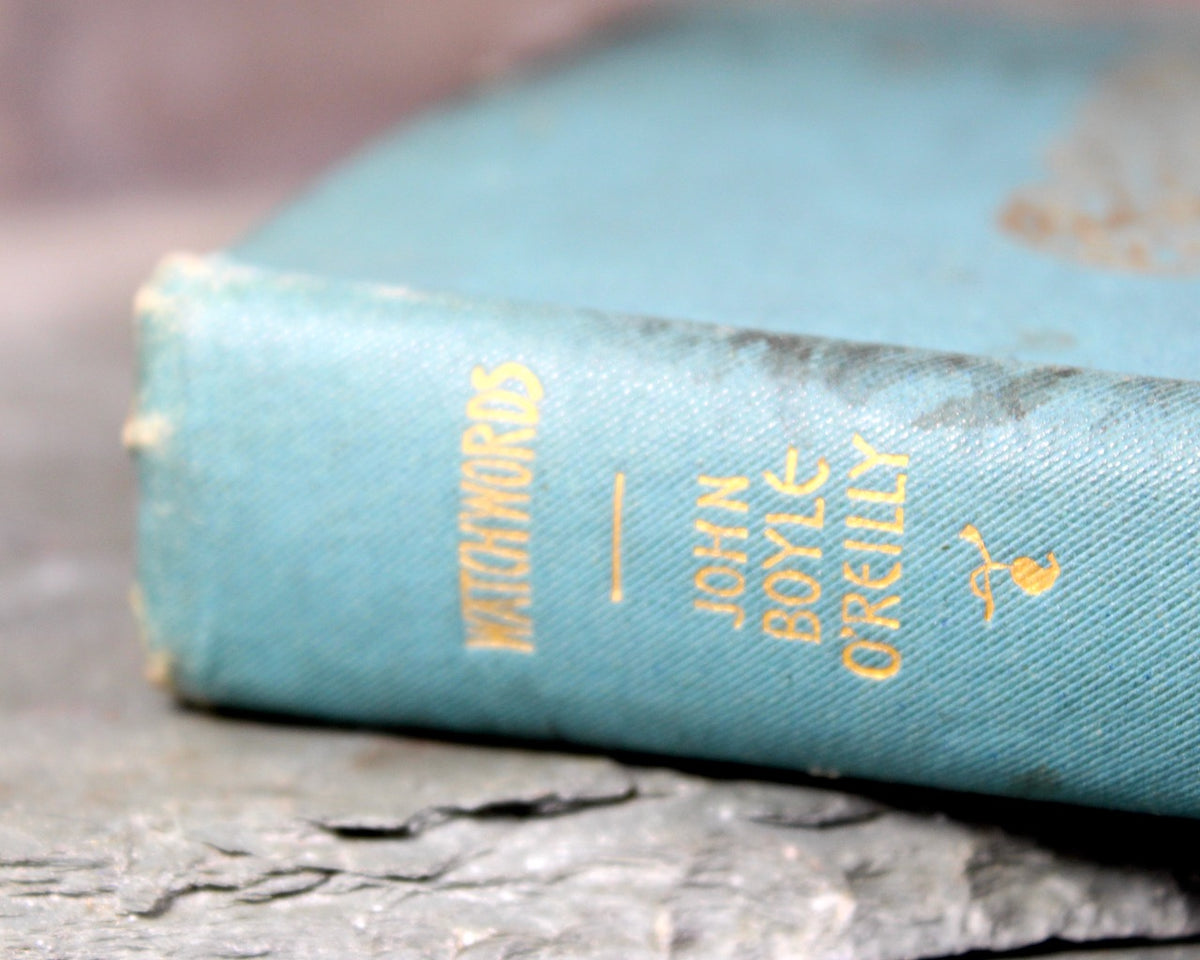 1871 Watchwords by John Boyle O'Reilly, Published by Joseph George Cup ...