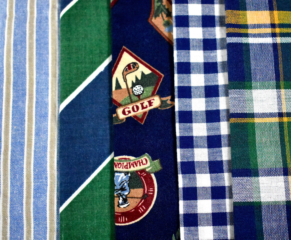 Set of 5 Reusable Wine Gift Bags - Choose Your Set of Vintage Fabric W ...